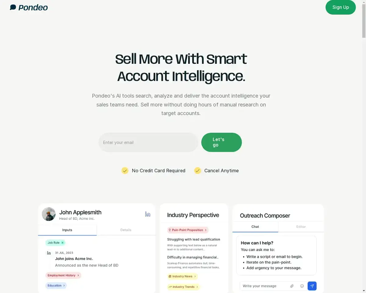 Pondeo — SaaS Listed on Flippa: A proven sales intelligence platform ...