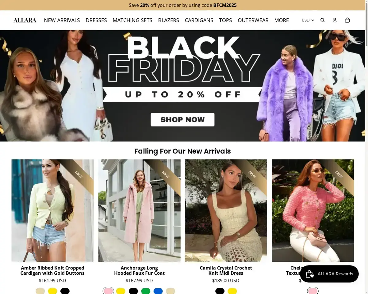 shopallara.com — Ecommerce Store For Sale on Flippa: Profitable womens ...