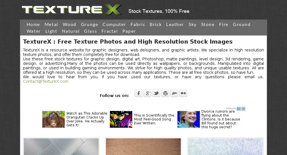 TextureX.com — Website Listed on Flippa: TextureX offers free, original ...